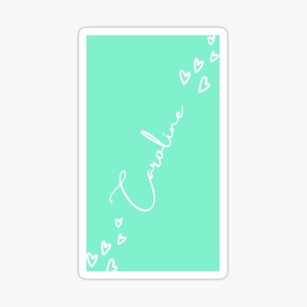 "Caroline" Sticker by boki987 | Redbubble
