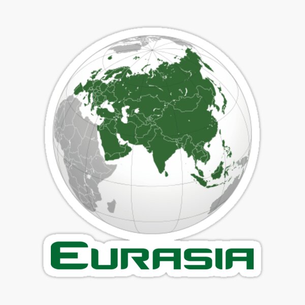 "Eurasia" Sticker for Sale by NiceShirtY | Redbubble