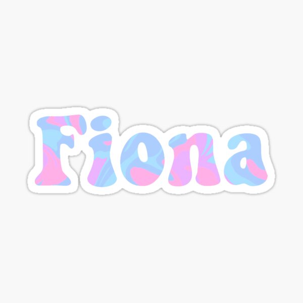 "Fiona name" Sticker by fionavibes | Redbubble