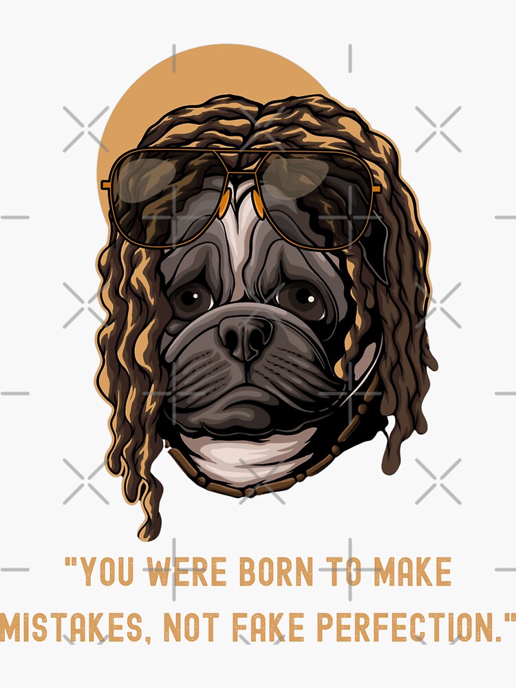 "Rasta Reggae Pug Dog" Sticker by diip | Redbubble