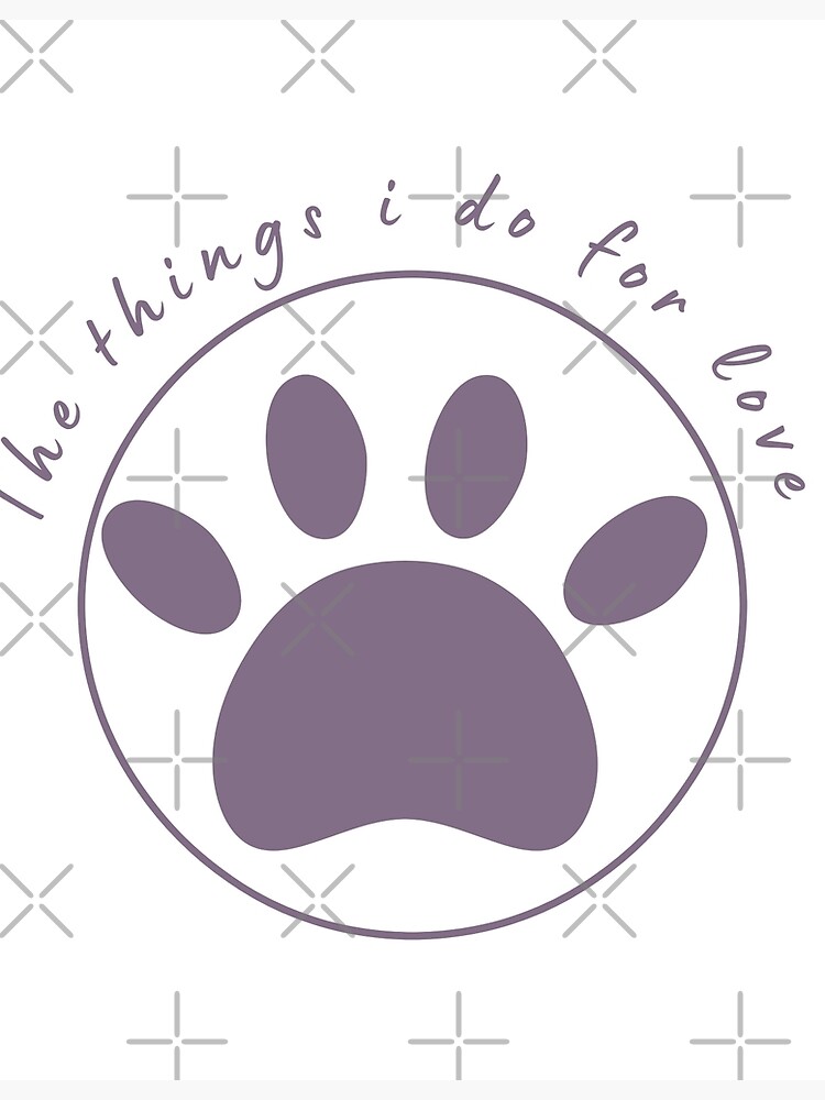 Courage cowardly dog - cute paw Premium Matte Vertical Poster sold by ...