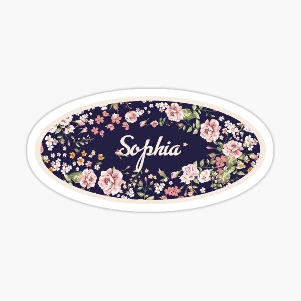 "Sophia" Sticker for Sale by Name4Love | Redbubble