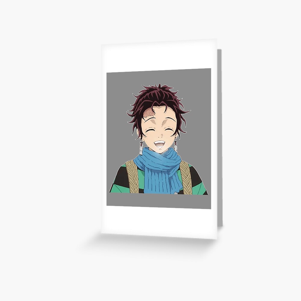 " Tanjiro Kamado - Kimetsu No Yaiba" Greeting Card by OtakuEmporium ...