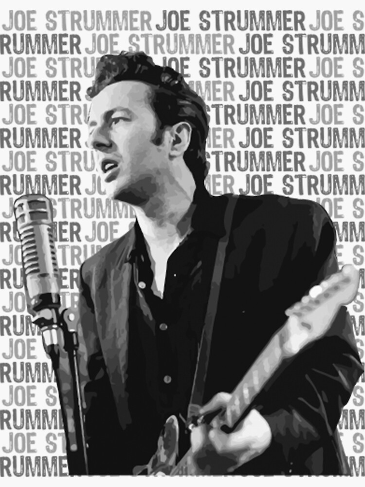 "Joe Strummer" Sticker for Sale by TimothyPIppolit | Redbubble