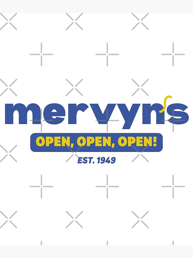 Poster « Mervyn's American 90's Famous TV Ads Ouvert Ouvert Ouvert ...