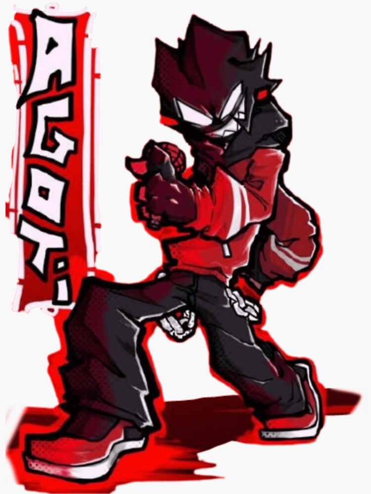 "Agoti " Sticker by zauggmscudebr | Redbubble