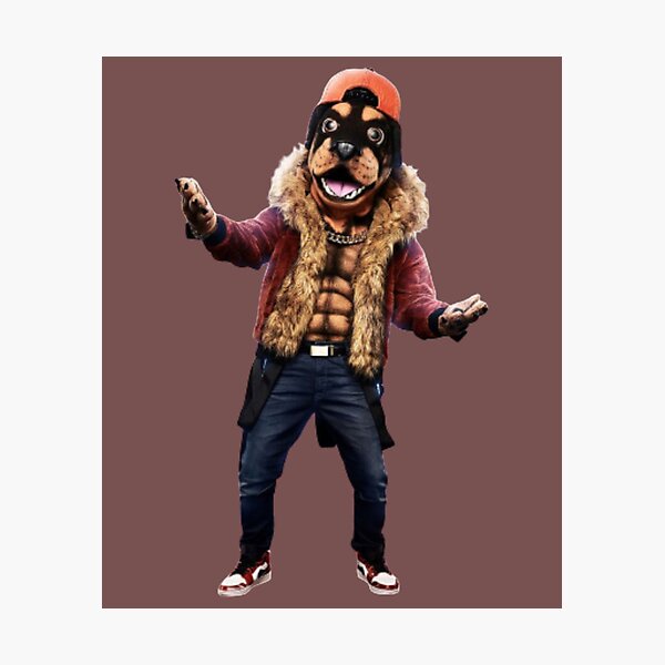 "Masked Singer US Season 2 Costume - Rottweiler " Photographic Print ...