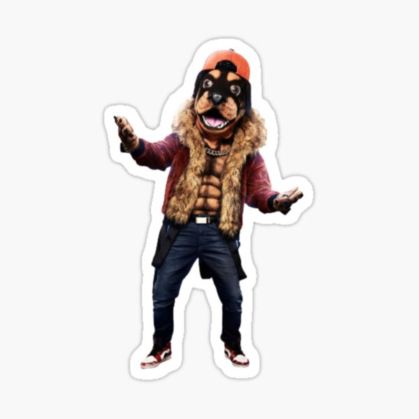 "Masked Singer US Season 2 Costume - Rottweiler " Sticker by ...