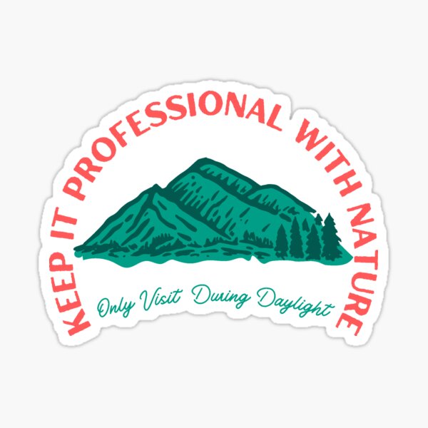 "Keep it Professional" Sticker for Sale by could-bee | Redbubble