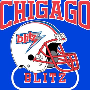 " Chicago Blitz Helmet" Sticker for Sale by cooneytoons | Redbubble