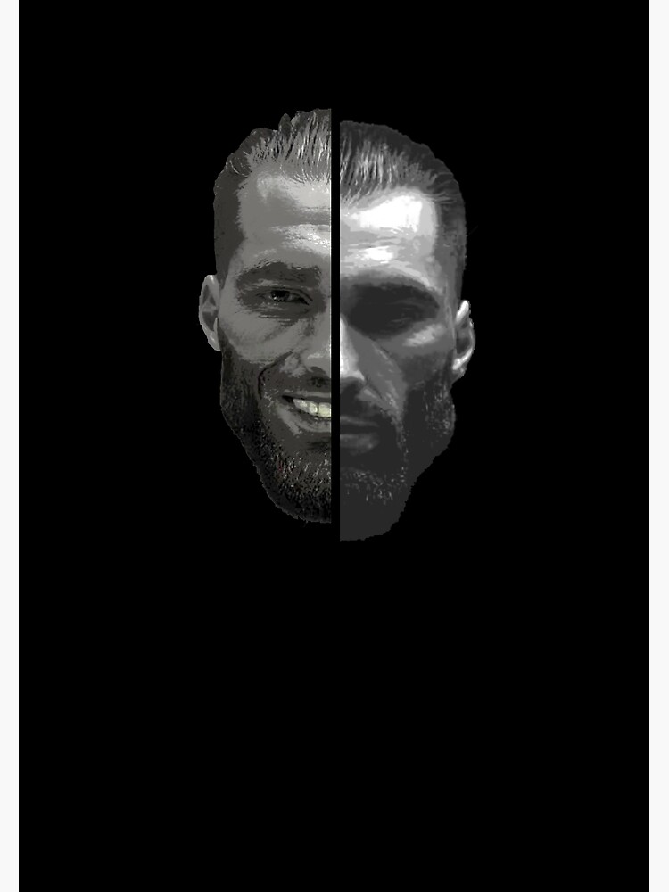 "Gigachad" Poster for Sale by Lowgik | Redbubble