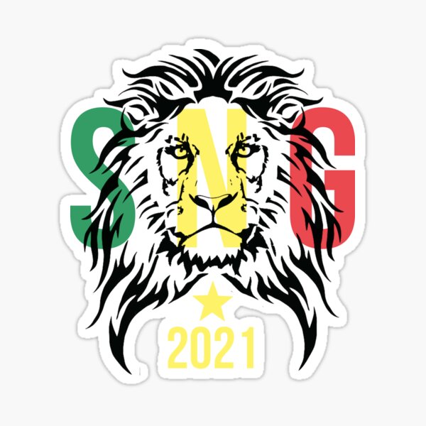"Senegal wins its first AFCON" Sticker by Mizero | Redbubble