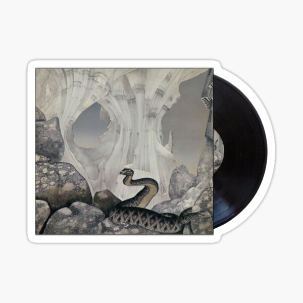 "Yes relayer Vinyl, Relayer Album Cover" Sticker by mazoria | Redbubble