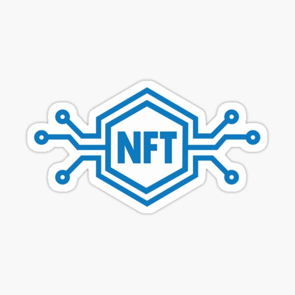 "NFT logo " Sticker for Sale by getcustomteezs | Redbubble