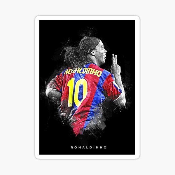 "Ronaldinho" Sticker by TrioTupamahu | Redbubble