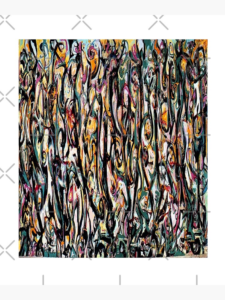 "Jackson Pollock Mural 1943" Poster for Sale by VintageArtFine8 | Redbubble