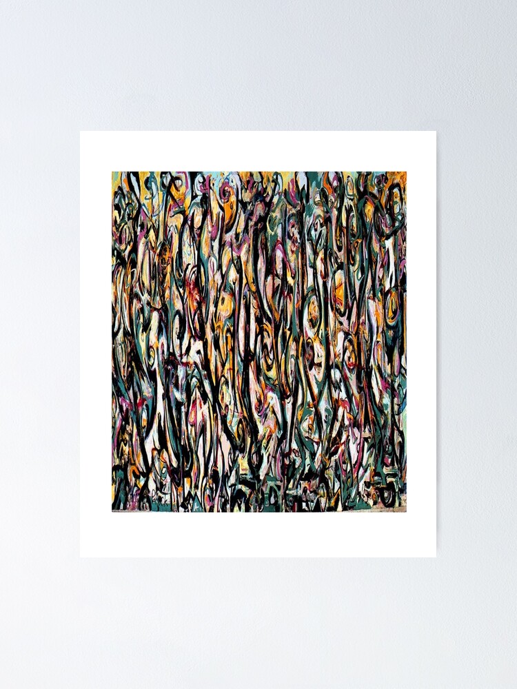 "Jackson Pollock Mural 1943" Poster for Sale by VintageArtFine8 | Redbubble