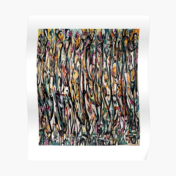 "Jackson Pollock Mural 1943" Poster for Sale by VintageArtFine8 | Redbubble