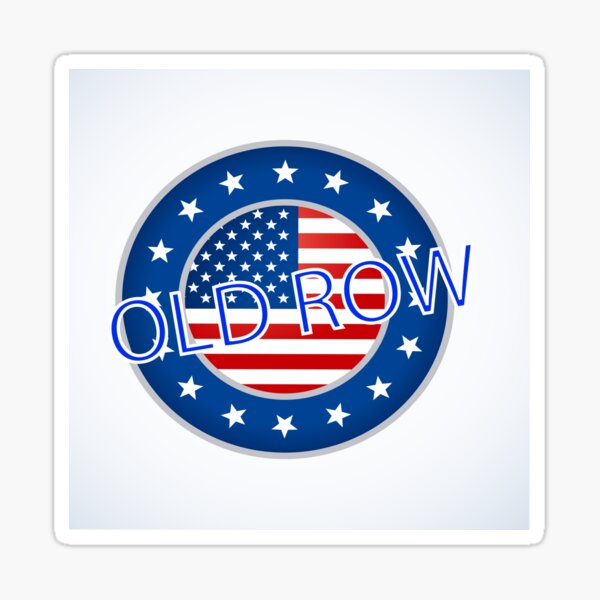 "old row" Sticker by LaTurqouise | Redbubble