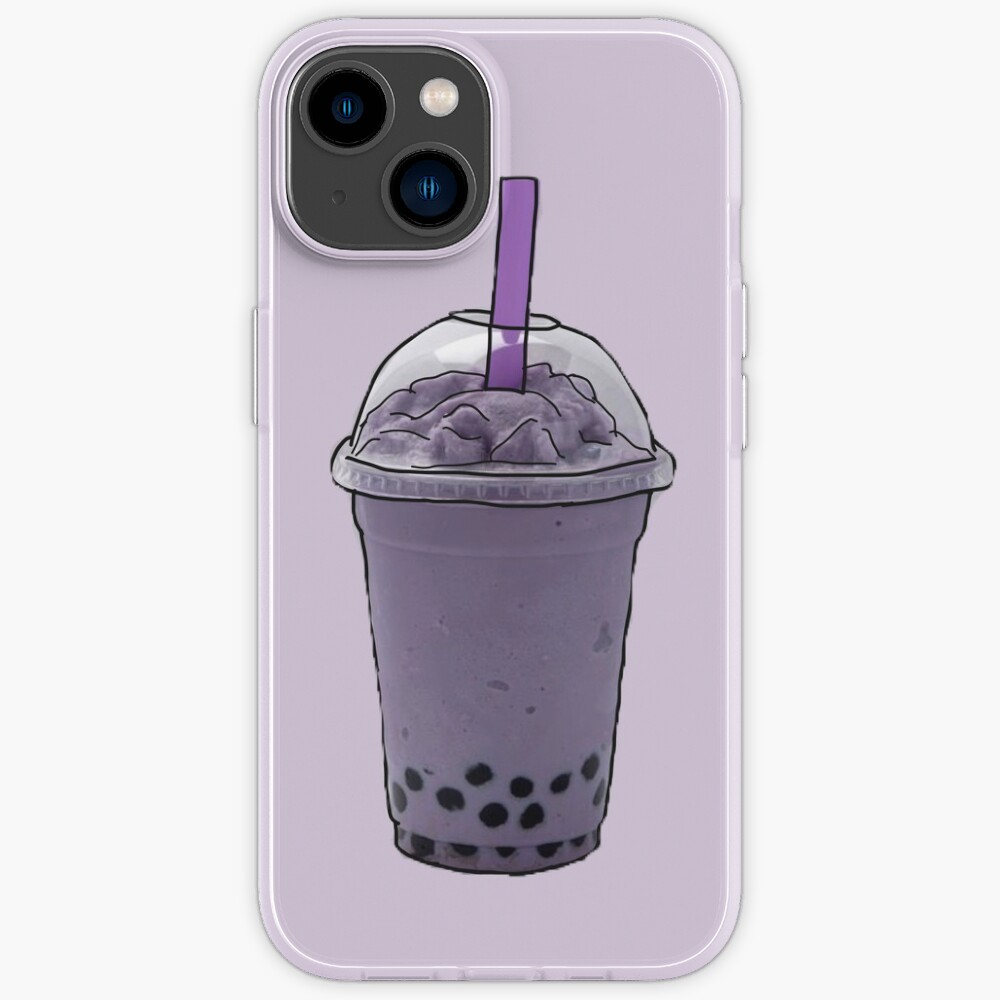 "Taro Boba" iPhone Case for Sale by kalinamia | Redbubble
