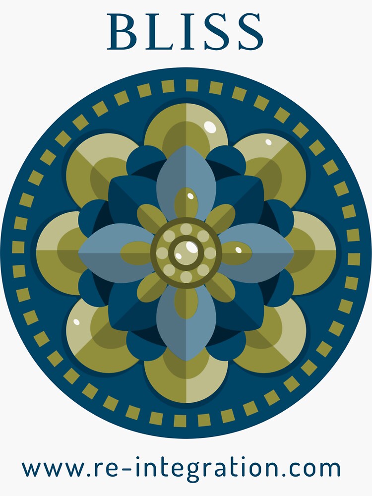 "Bliss" Sticker for Sale by Nebojsa11 | Redbubble