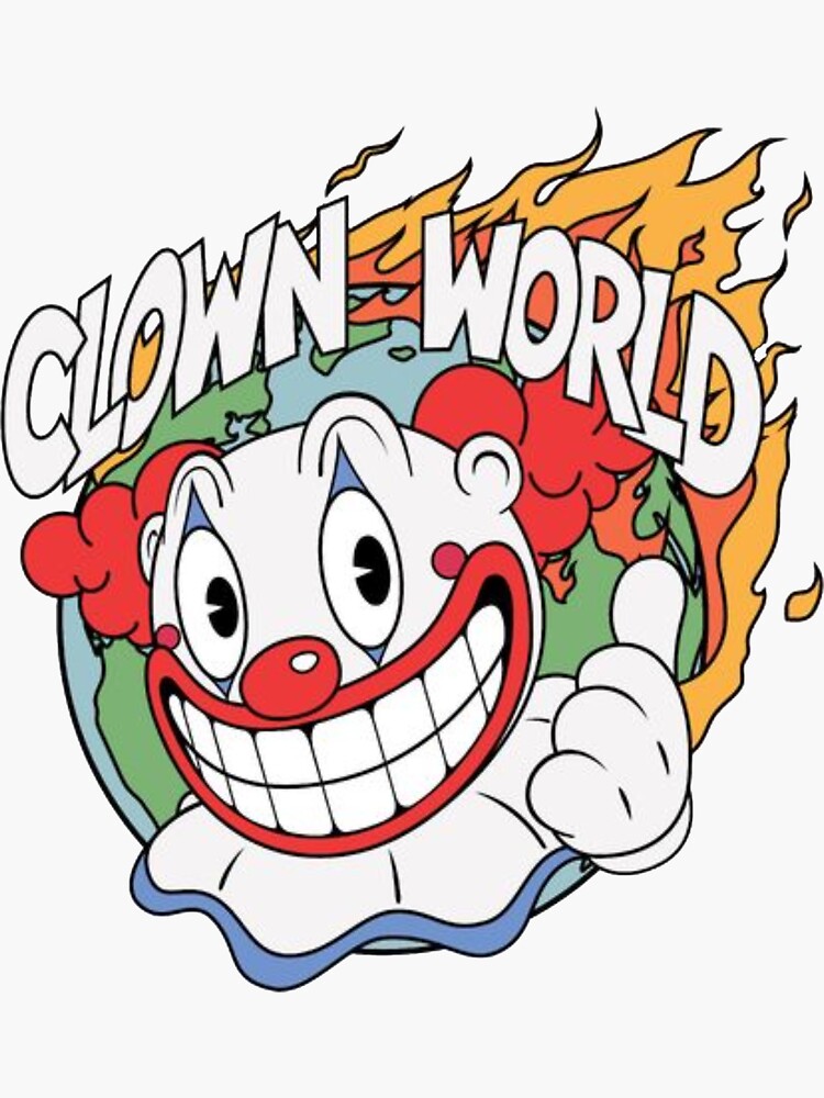 "Clown World" Sticker for Sale by DidYouDie x Design | Redbubble