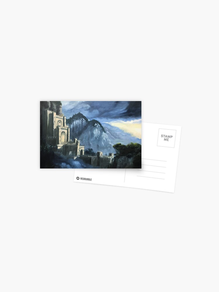 "Kaer Morhen Oil Painting" Postcard for Sale by Player1Painter | Redbubble
