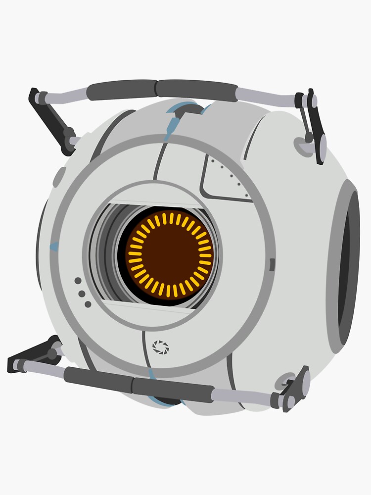"Space personality core (Portal 2 Inspired)" Sticker for Sale by ...