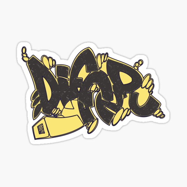 "Cool Street Art Graffiti" Sticker by tillhunter | Redbubble