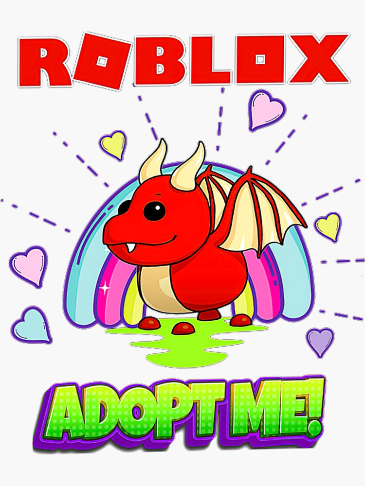 "Adopt me " Sticker by AlexandraPope34 | Redbubble