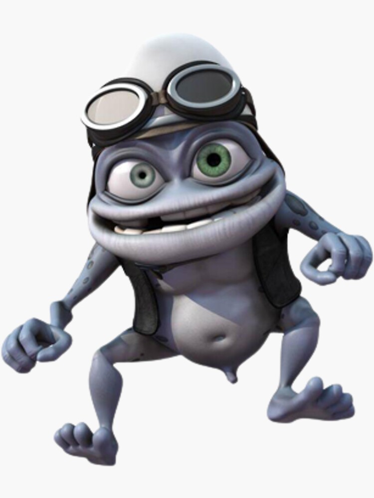"Grazy Frog T-shirts" Sticker for Sale by Zykcoin | Redbubble
