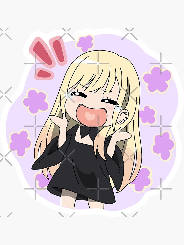 "cute chibi marin kitagawa" Sticker by Semzig | Redbubble