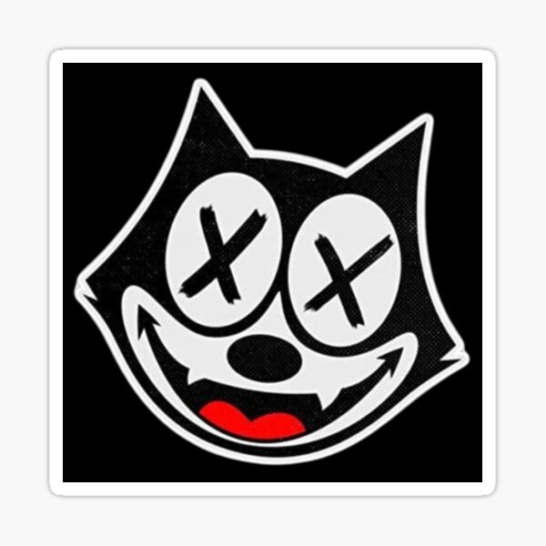 "Bass Cat" Sticker by BadBots | Redbubble