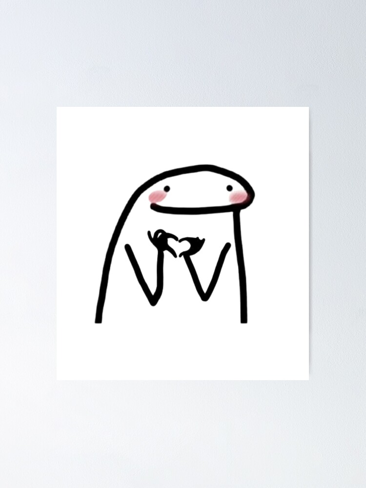 Póster «meme de boneco amor» de Sabrina2808 | Redbubble