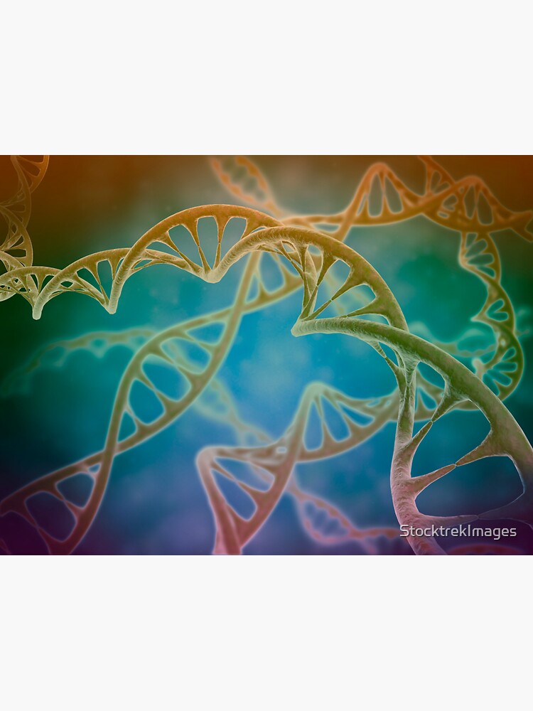 "Cluster of DNA strands." Sticker for Sale by StocktrekImages | Redbubble