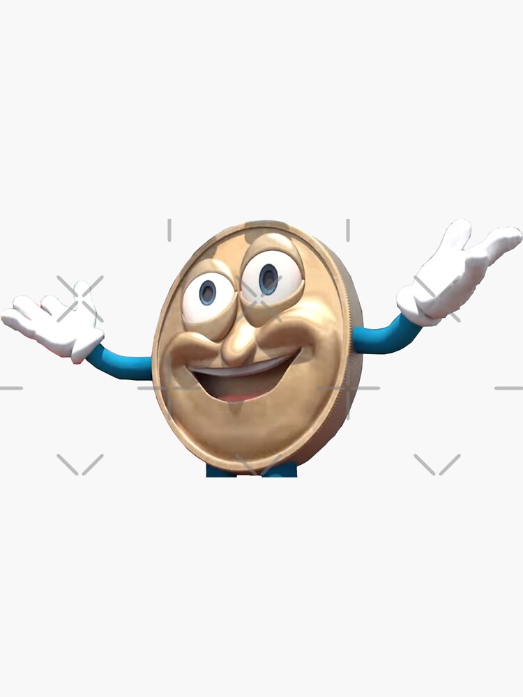 "Cryptoland Coin 1 " Sticker by ShamanIwo | Redbubble