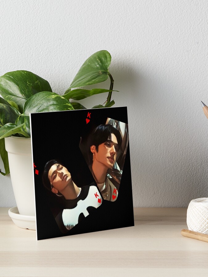 "Ateez WooSan Playing Cards" Art Board Print for Sale by LiveKpop ...