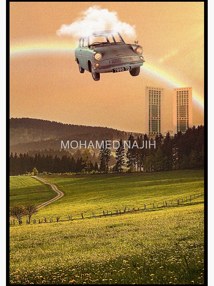 "Flying car " Poster for Sale by DevilStore69 | Redbubble