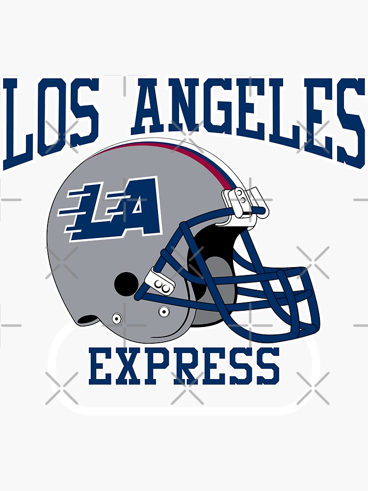 "LA Express Helmet" Sticker by cooneytoons | Redbubble