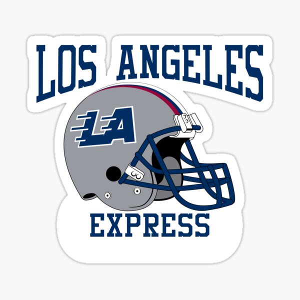"LA Express Helmet" Sticker by cooneytoons | Redbubble