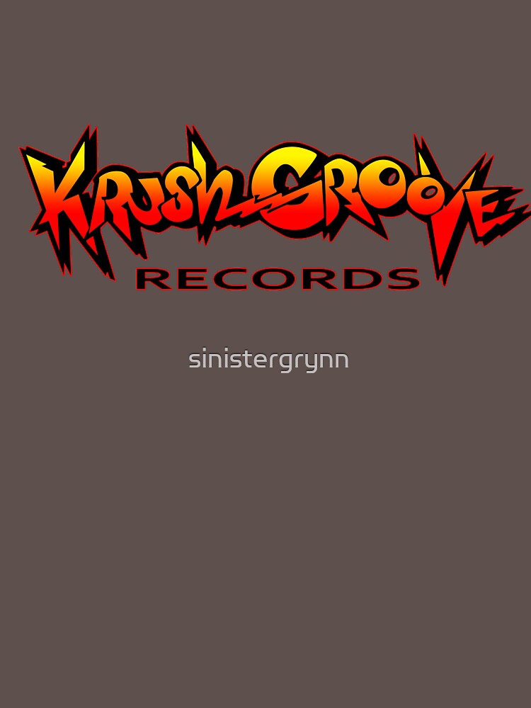 "Krush Groove Records" T-shirt for Sale by sinistergrynn | Redbubble ...