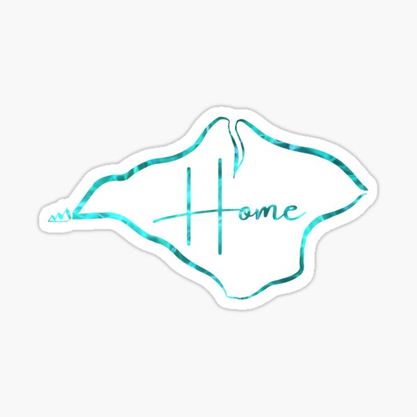 "Isle of wight" Sticker by Holitha | Redbubble