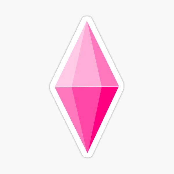 "Girly Plumbob" Sticker by PreppyPalace | Redbubble