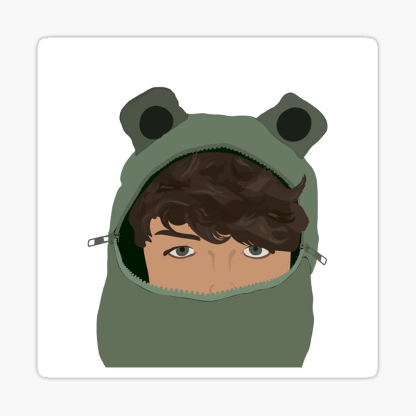"Karl Frog Hoodie" Sticker by FandomRandoms | Redbubble