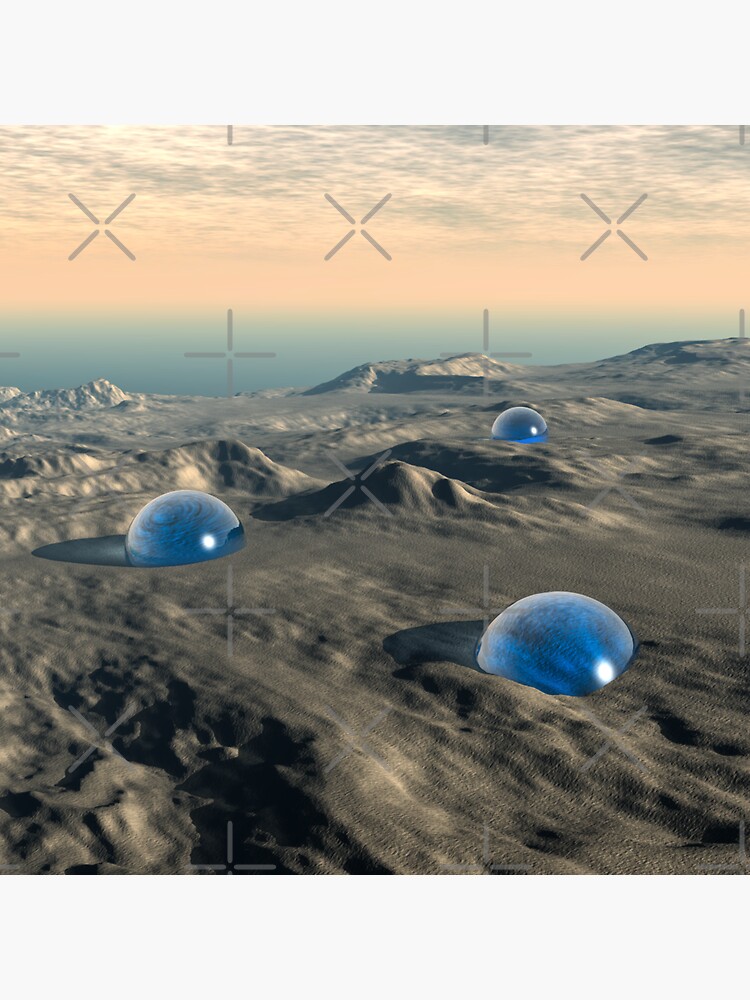 "Alien Spheres" Sticker by perkinsdesigns | Redbubble