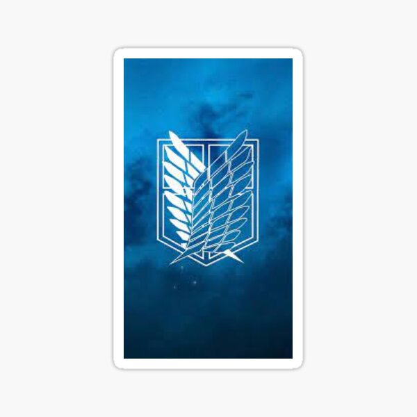 "SNK attack on titans anime series" Sticker for Sale by madraso | Redbubble