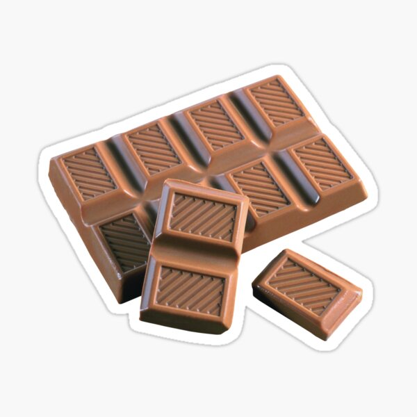 "chocolate bar" Sticker by cloudingnine | Redbubble