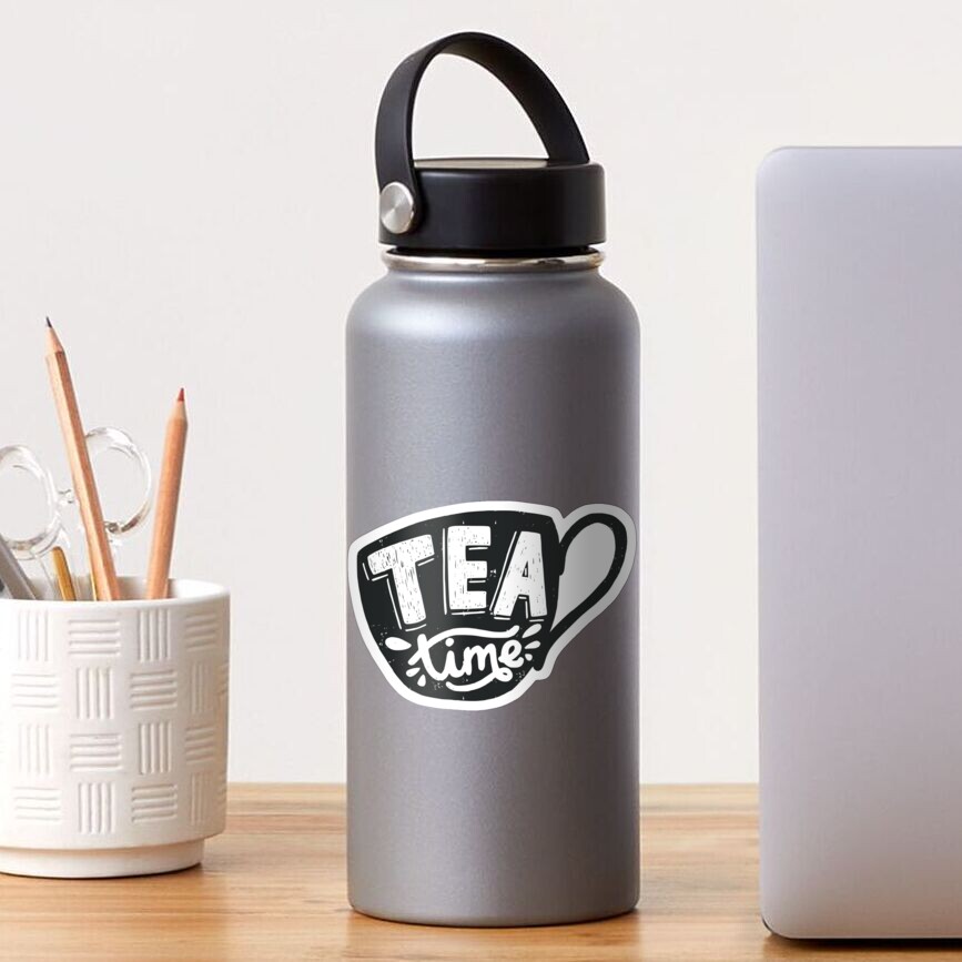 "Tea Time" Sticker for Sale by TashaNatasha | Redbubble