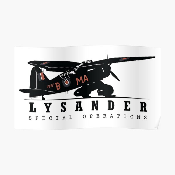 "Lysander Special Ops" Poster by siege103 | Redbubble