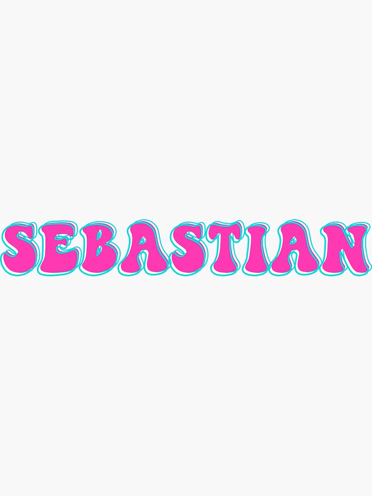 "SEBASTIAN Name - SEBASTIAN Name Cute Design" Sticker by Custom-Name ...
